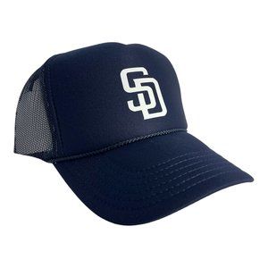 OTTO | Accessories | New San Diego Padres Navy Blue Trucker Snapback ...